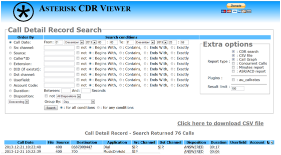 Mise en place Asterisk-cdr-viewer – TSRIT